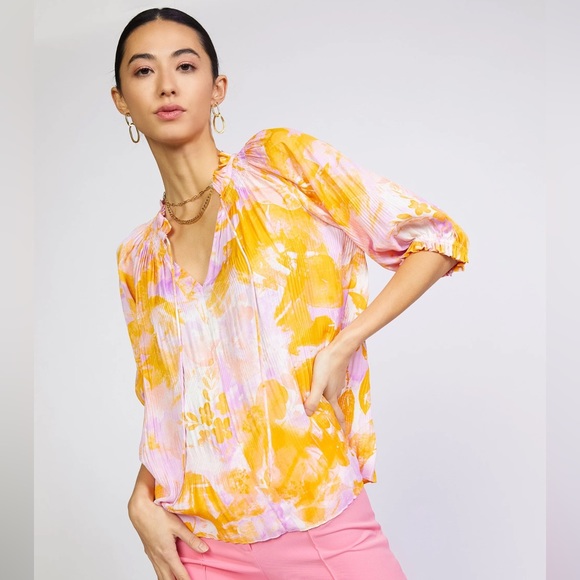 Current Air | Tops | Current Air Angelica Floral Blouse | Poshmark